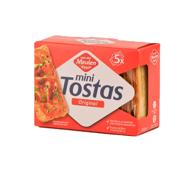 MINI TOSTAS ORIGINAL VAN DER MEULEN 120G - CUTEBOX